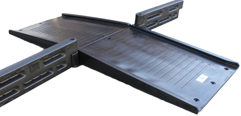 ADA Full Ramp for 12" Border Timbers - 2by2 Industries